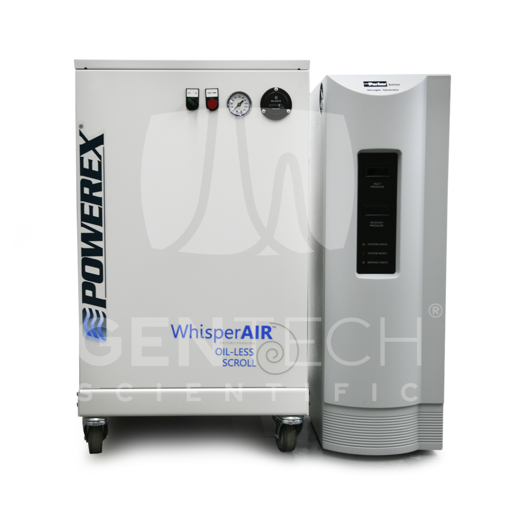 Powerex Compressor w. Parker Balston N2 Generator - GenTech Scientific