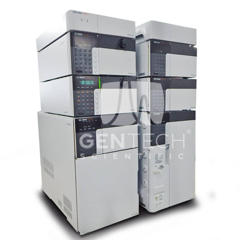 Shimadzu 20AD Gradient LC System with PDA Detector - GenTech Scientific