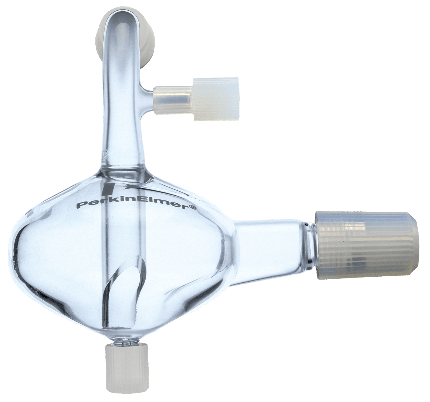 High Sensitivity Quartz Cyclonic Spray Chamber with Matrix Gas Port for ...