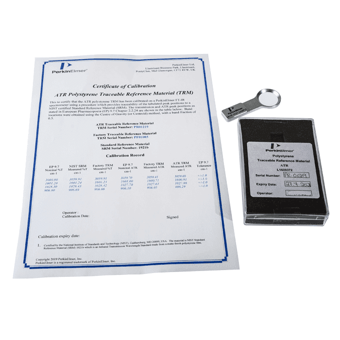 Mid Infrared Polystyrene TRM for ATR Accessories - GenTech Scientific